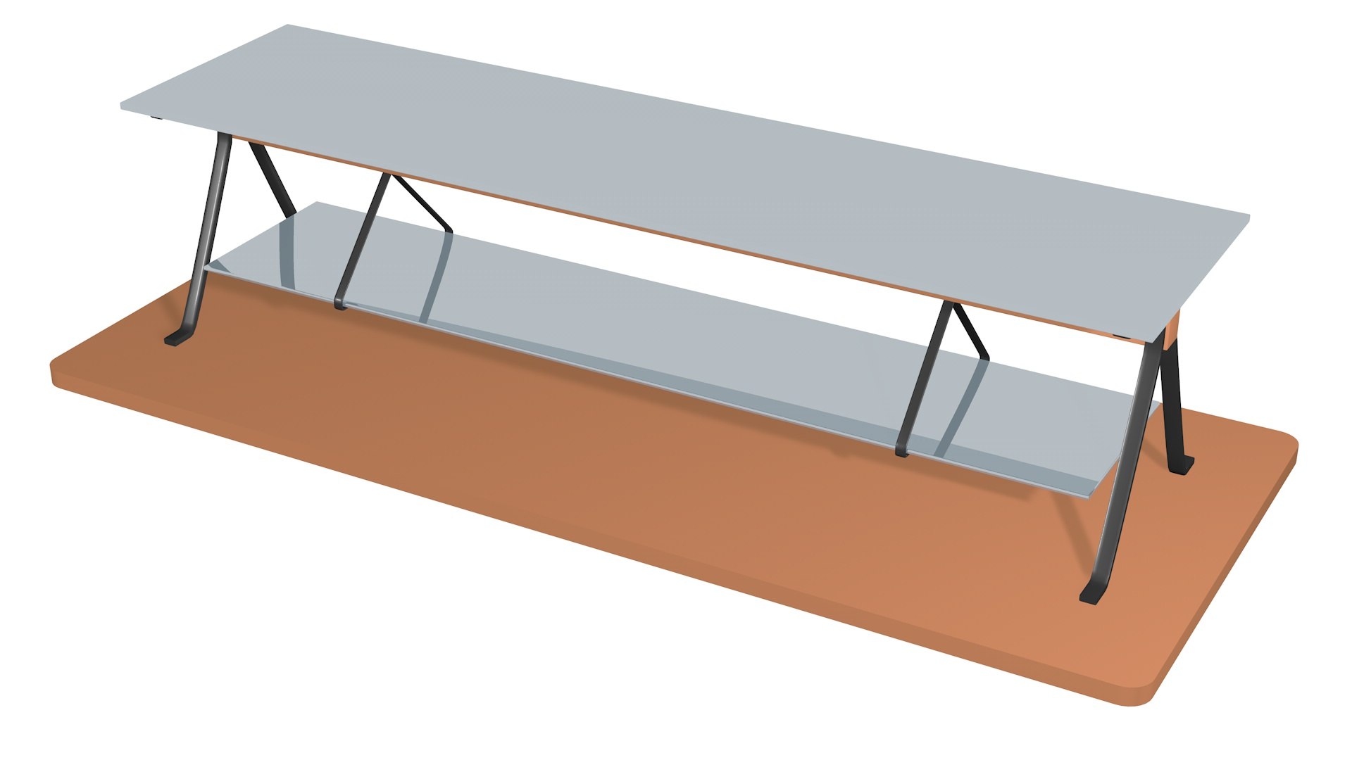 Banquet Table 3D Model - TurboSquid 1604154