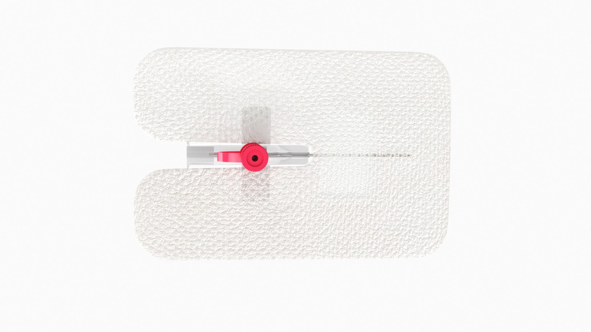 3D Wing Cannula With Sticky Plaster - TurboSquid 2016580