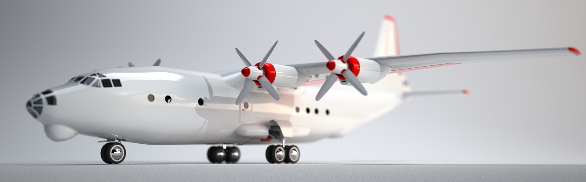 Airplane an12 3D model - TurboSquid 1515944
