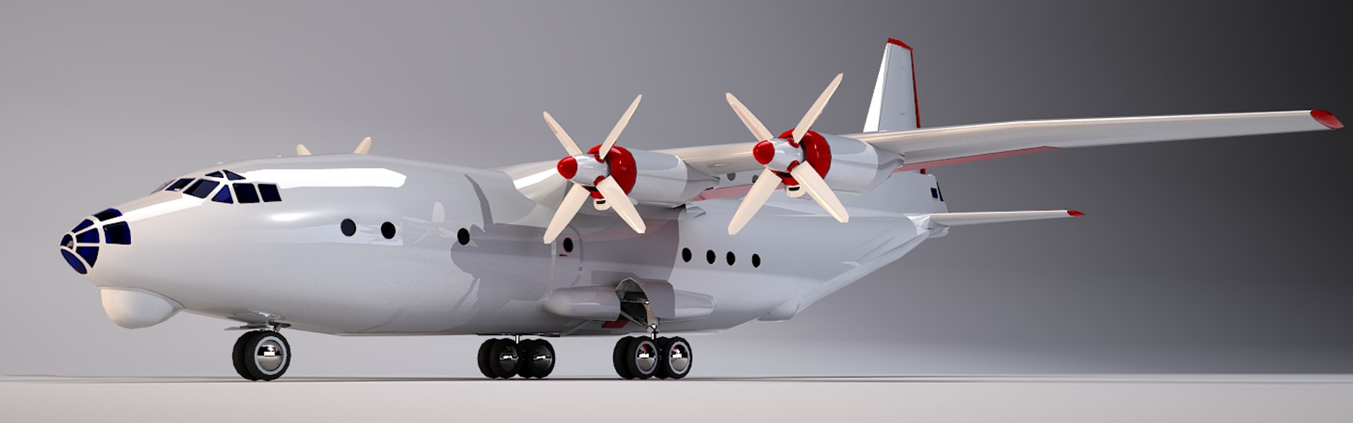 Airplane an12 3D model - TurboSquid 1515944