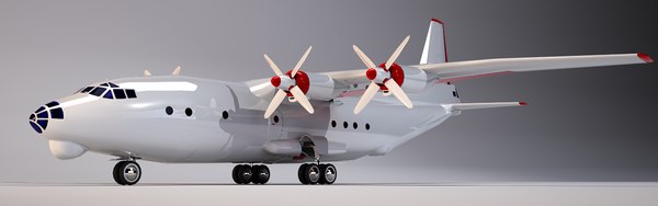 modelo 3d El avión AN 12 - TurboSquid 1515944