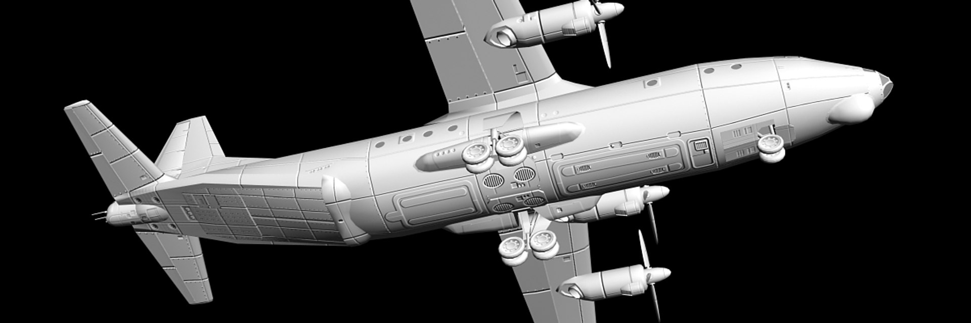 Airplane an12 3D model - TurboSquid 1515944