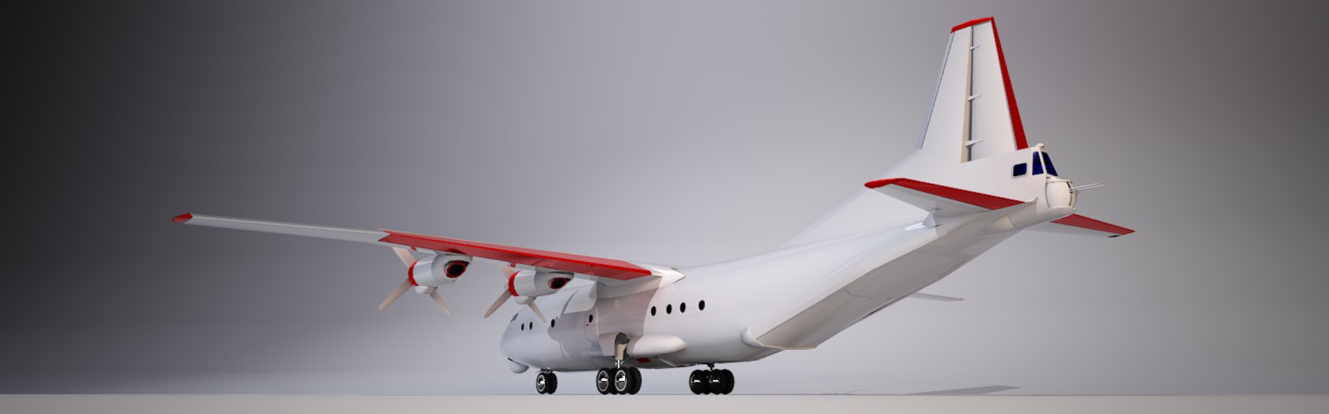 Airplane an12 3D model - TurboSquid 1515944