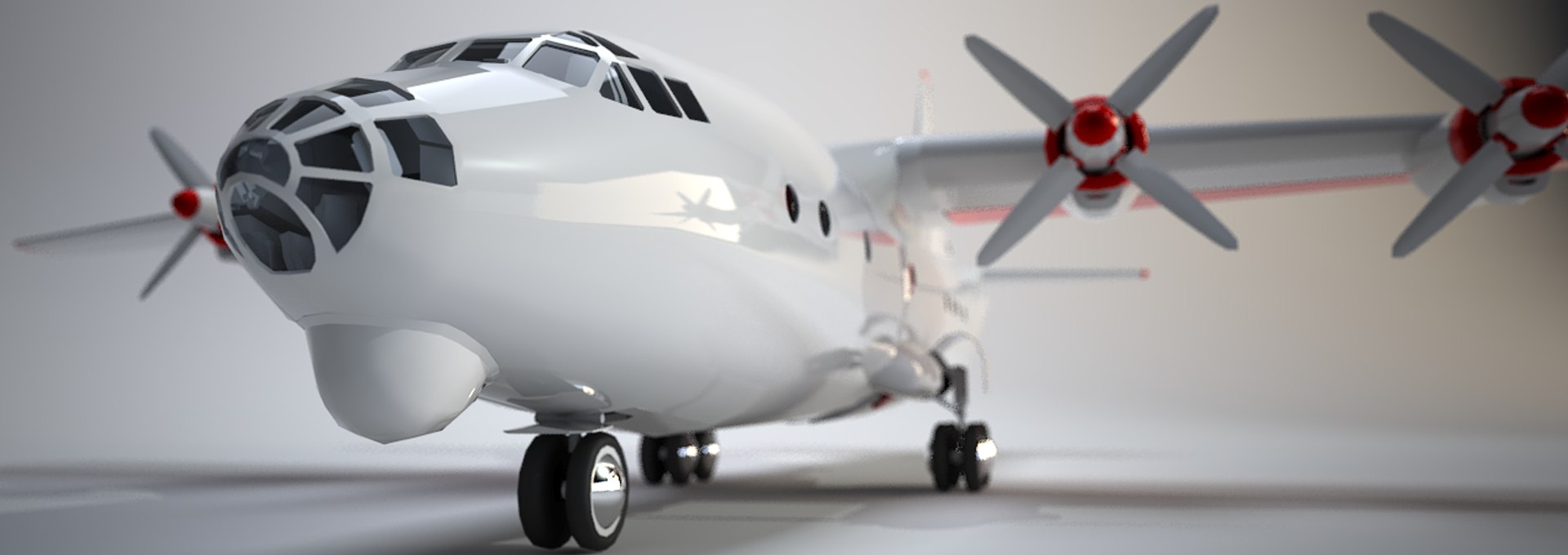 Airplane an12 3D model - TurboSquid 1515944