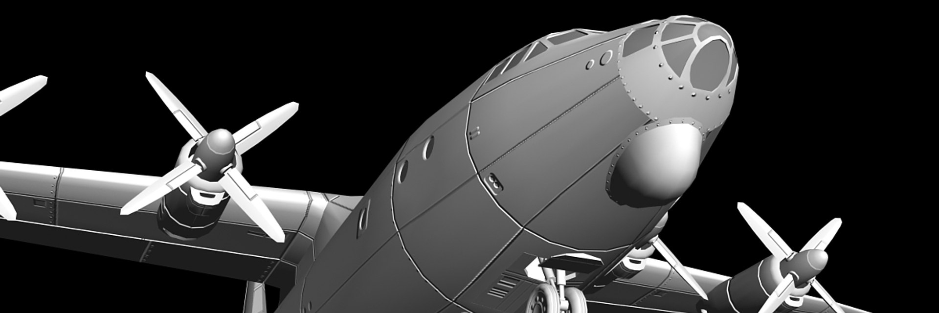 Airplane an12 3D model - TurboSquid 1515944