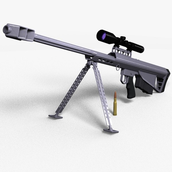modèle 3D de Barrett M90 (M95) - TurboSquid 553911