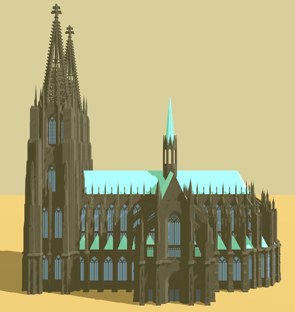 Ultimate Gothic Cathedral Cinematographic 3D Model - TurboSquid 1556274