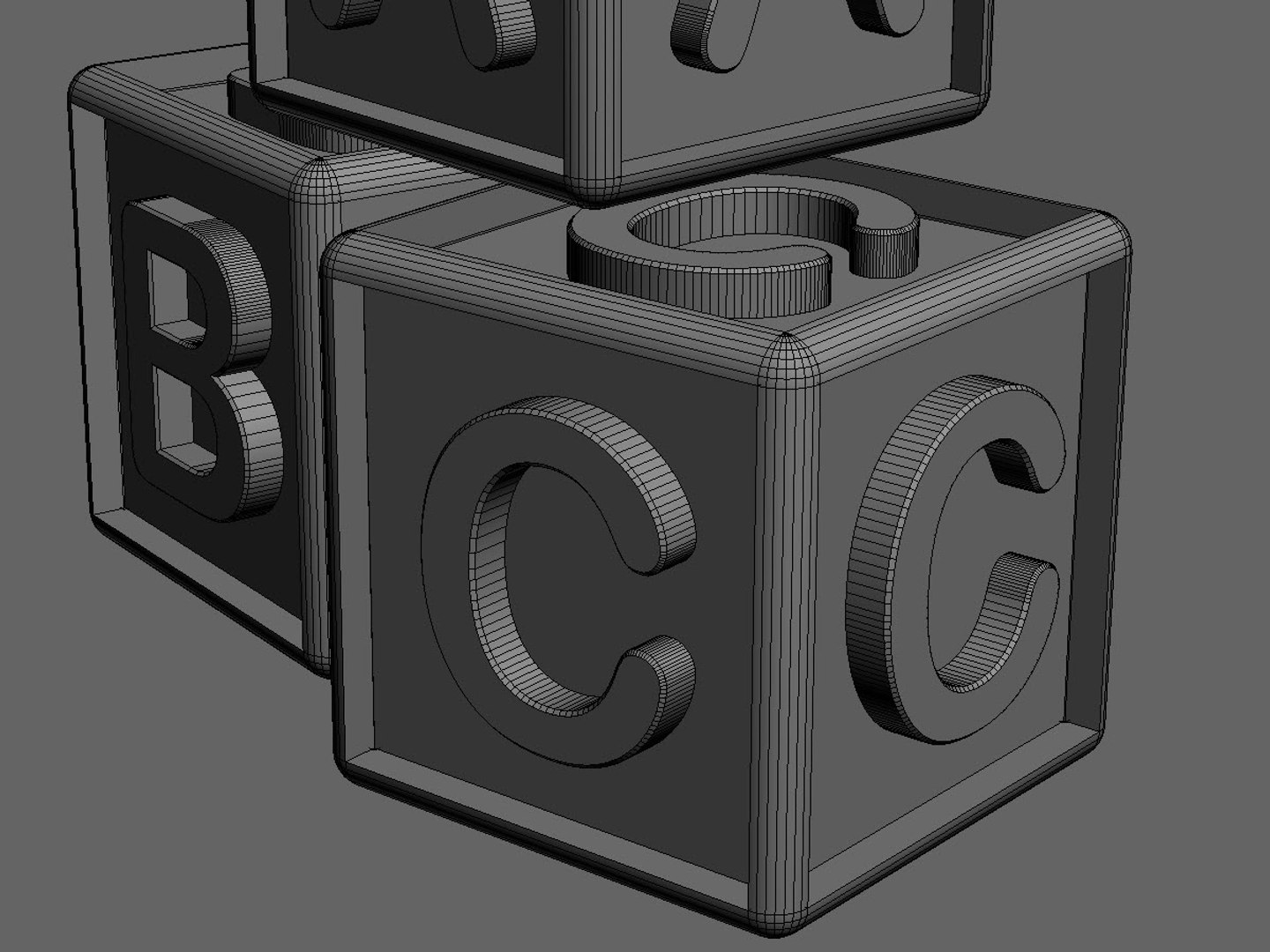 Abc Cubes 3D Model - TurboSquid 1500480