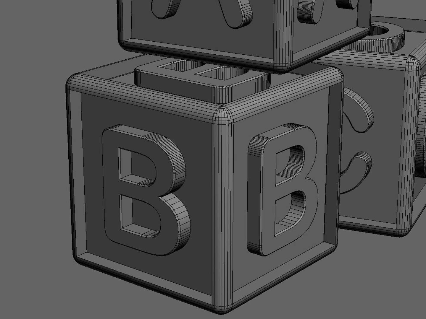 Abc Cubes 3D Model - TurboSquid 1500480
