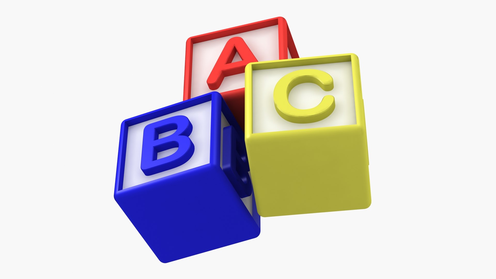Abc Cubes 3D Model - TurboSquid 1500480