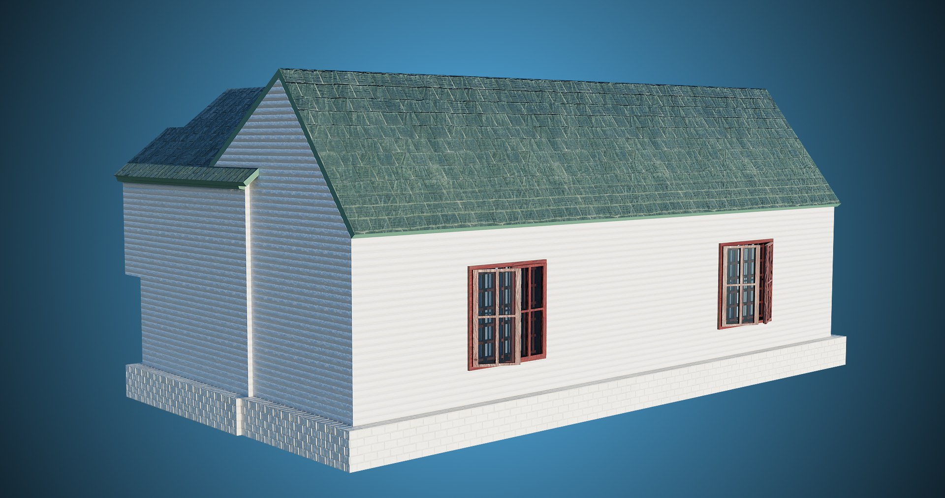 3D model Family House PBR Unity UE Arnold V-Ray Textures Included ...