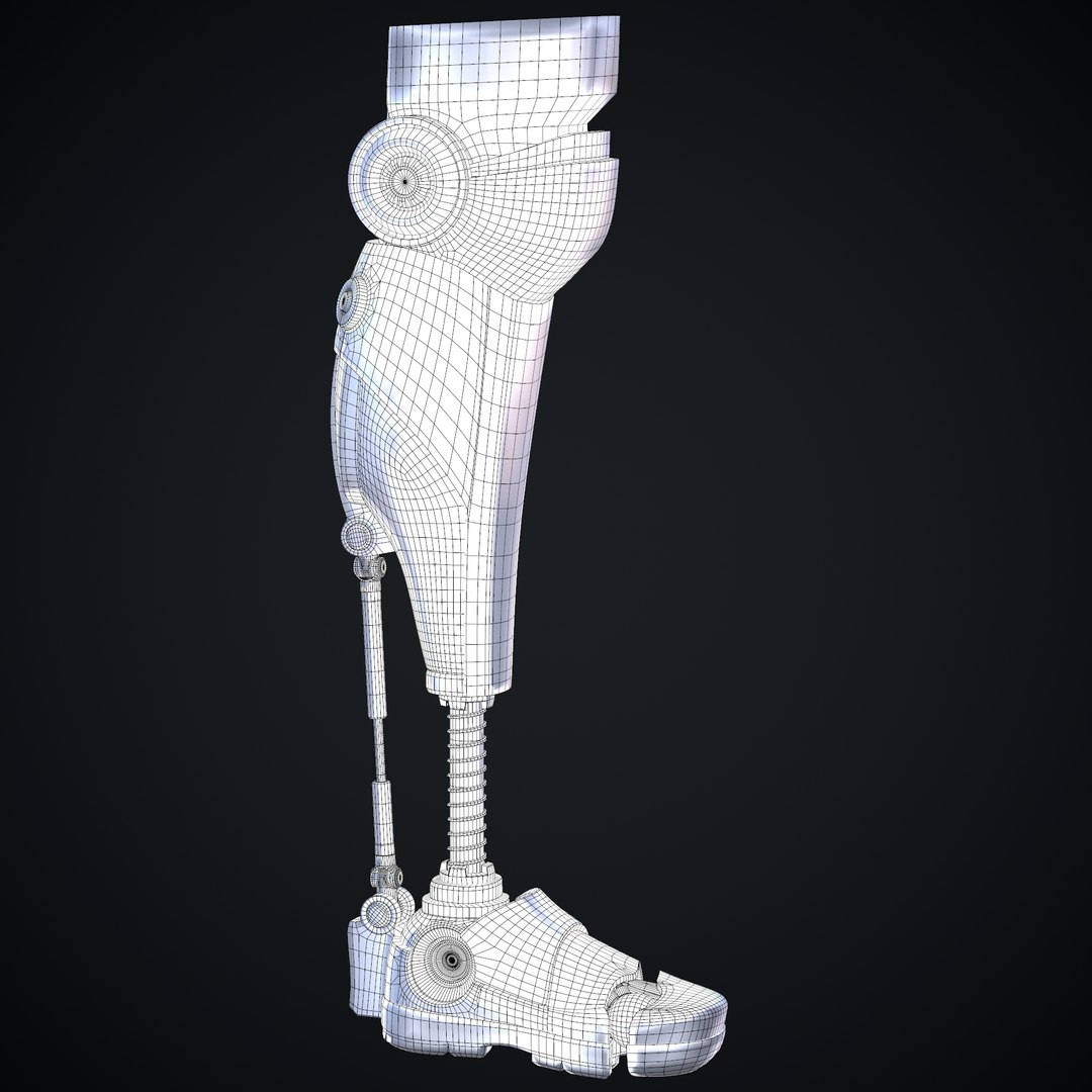 Sci-fi Robotic Leg 3D Model - TurboSquid 2021931