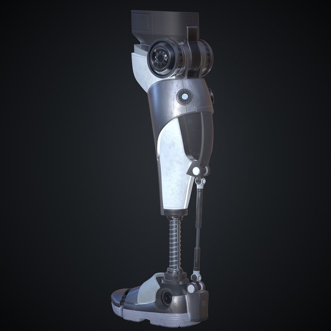 Sci-fi Robotic Leg 3D Model - TurboSquid 2021931