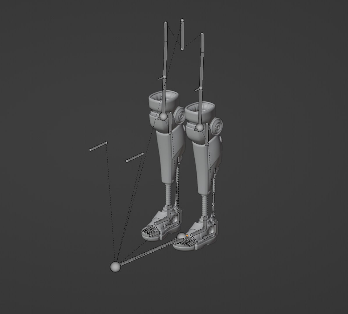Sci-fi Robotic Leg 3D Model - TurboSquid 2021931