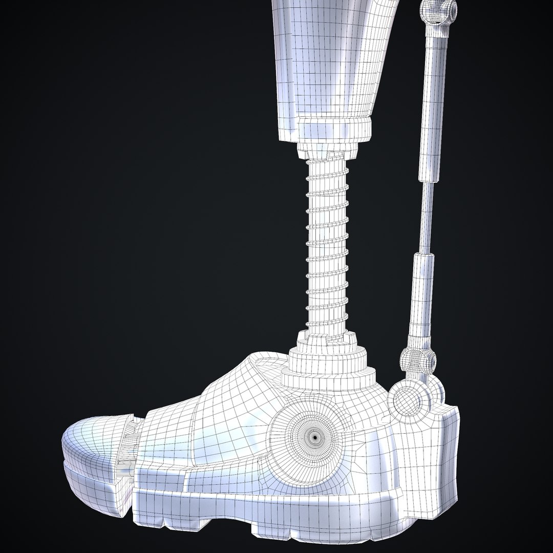 Sci-fi Robotic Leg 3D Model - TurboSquid 2021931