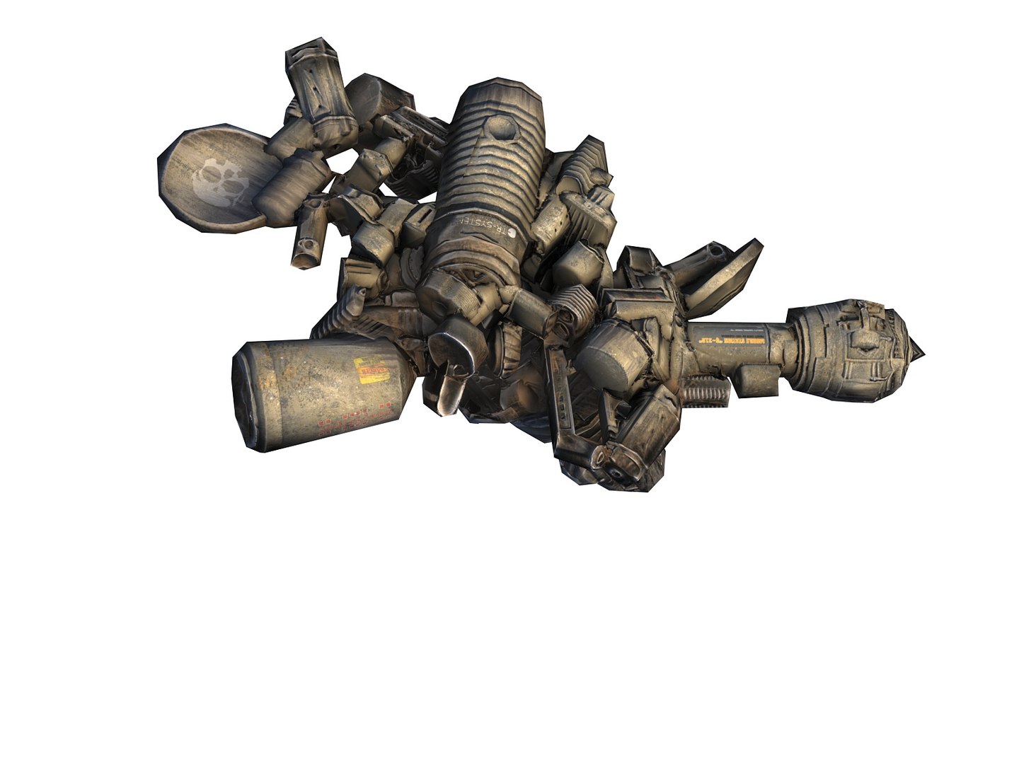 Spaceship Scrap Wreck Max