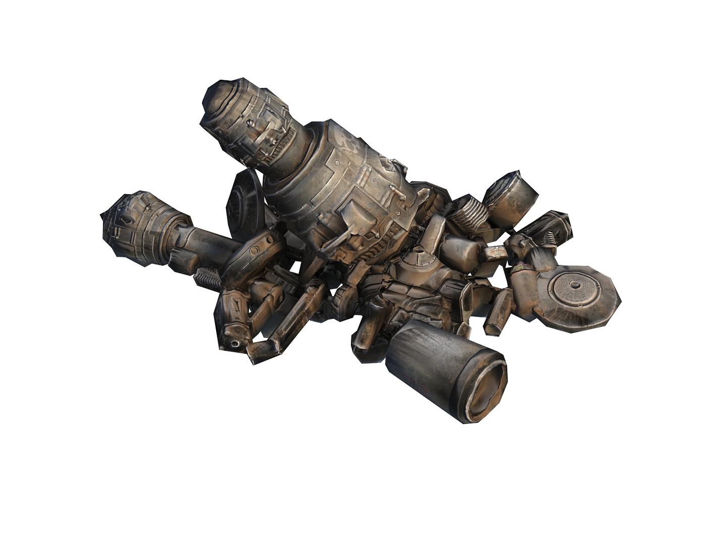 Spaceship Scrap Wreck Max