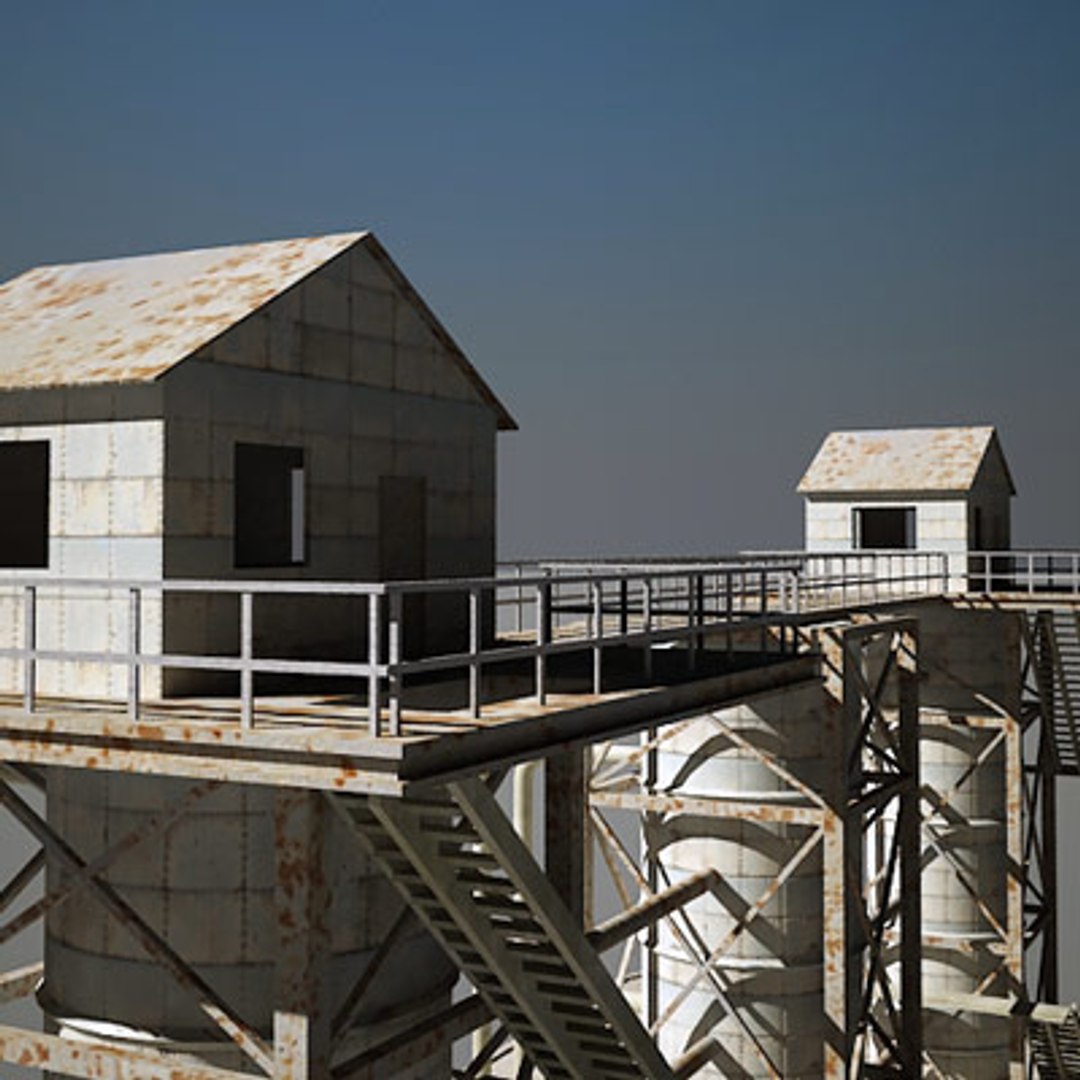 3d Model Industrial Structure