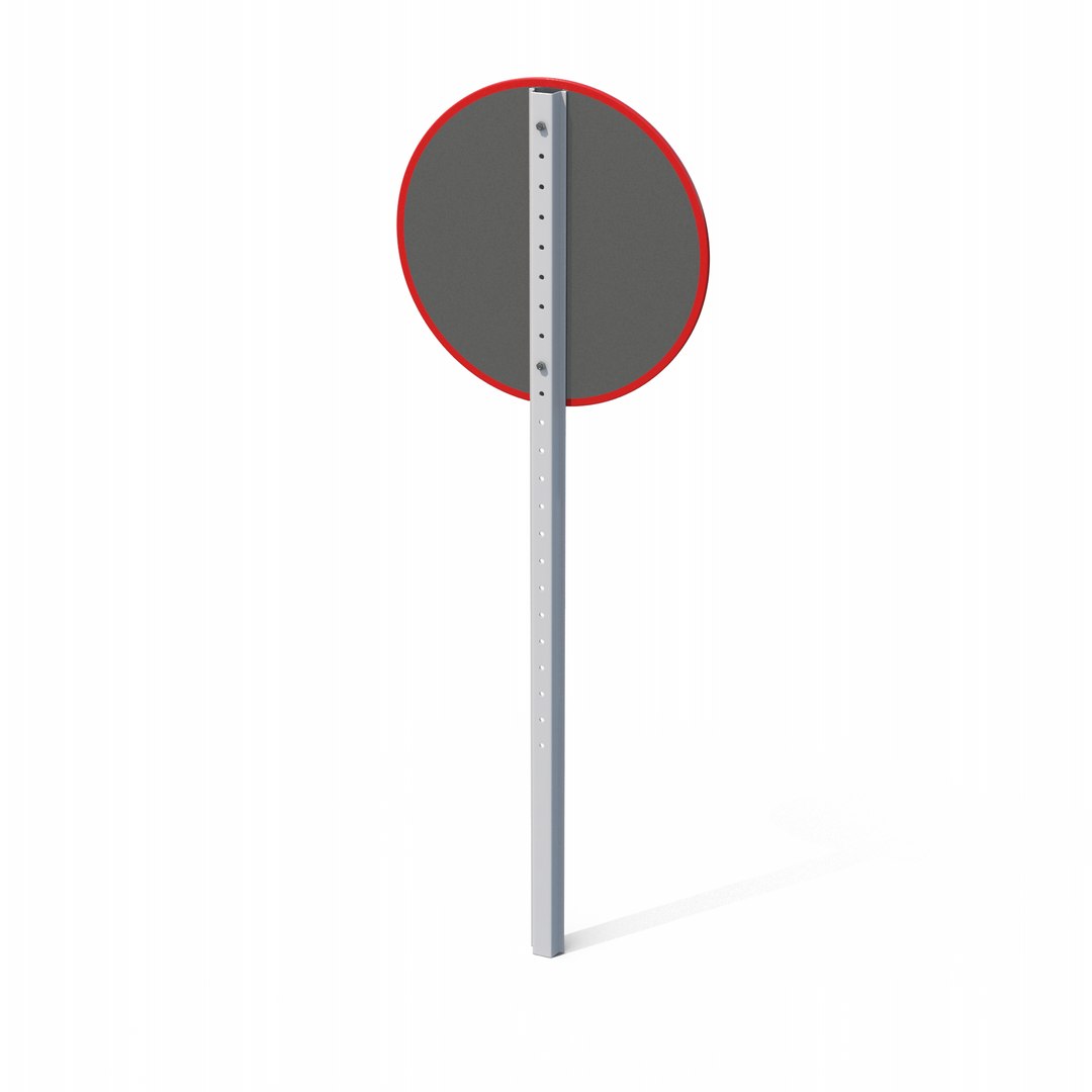 Road Sign Maximum Speed 60 3D Model - TurboSquid 2041708