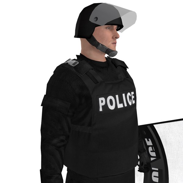 max rigged riot police officer
