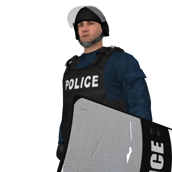 max rigged riot police officer