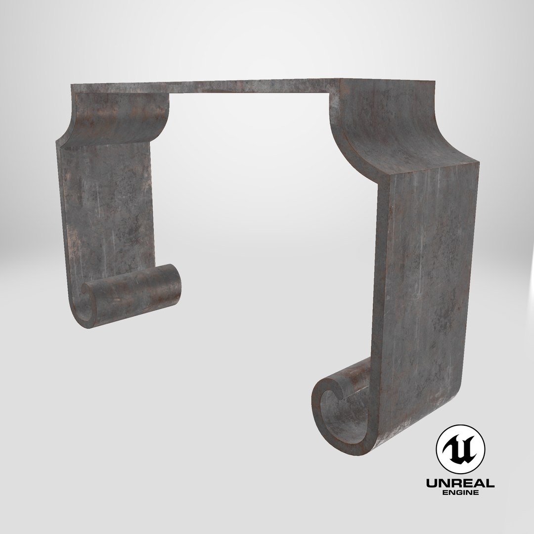3D Agathon Console Table Model - TurboSquid 2327274