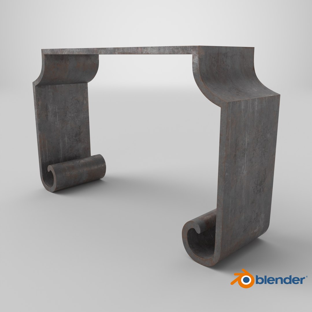 3D Agathon Console Table Model - TurboSquid 2327274