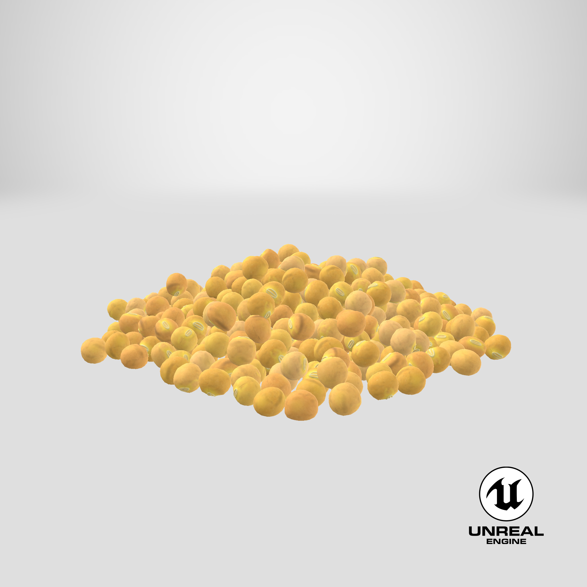 3D pile soybeans soy bean model - TurboSquid 1559128