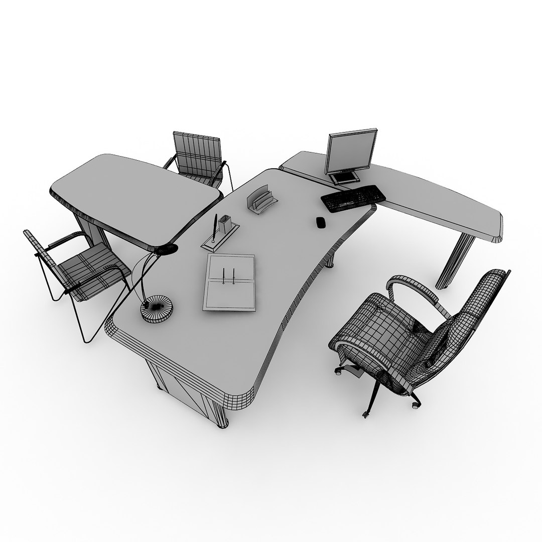 3d Office Table