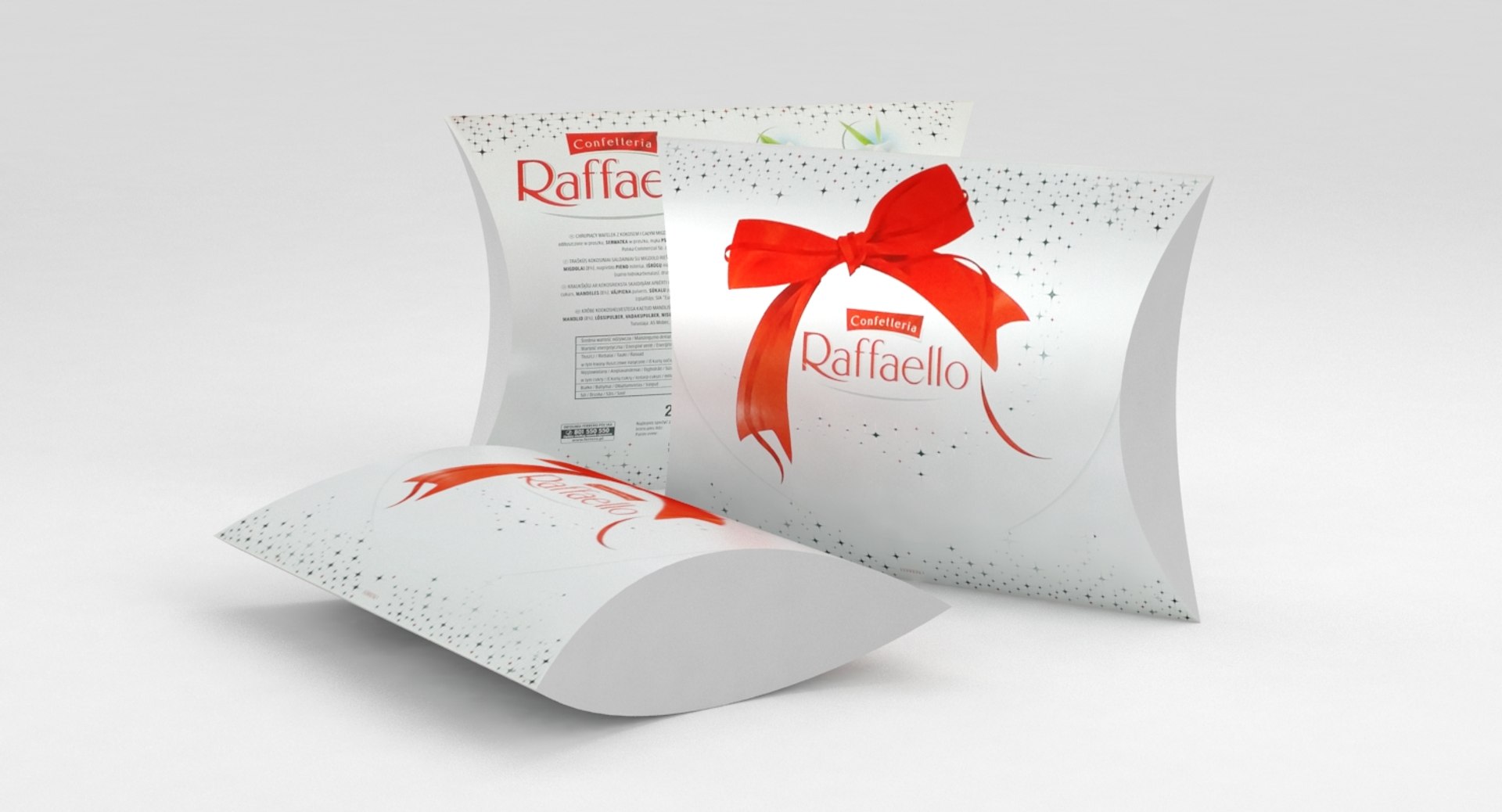 Ferrero Raffaello 270g 3D Model - TurboSquid 1223673