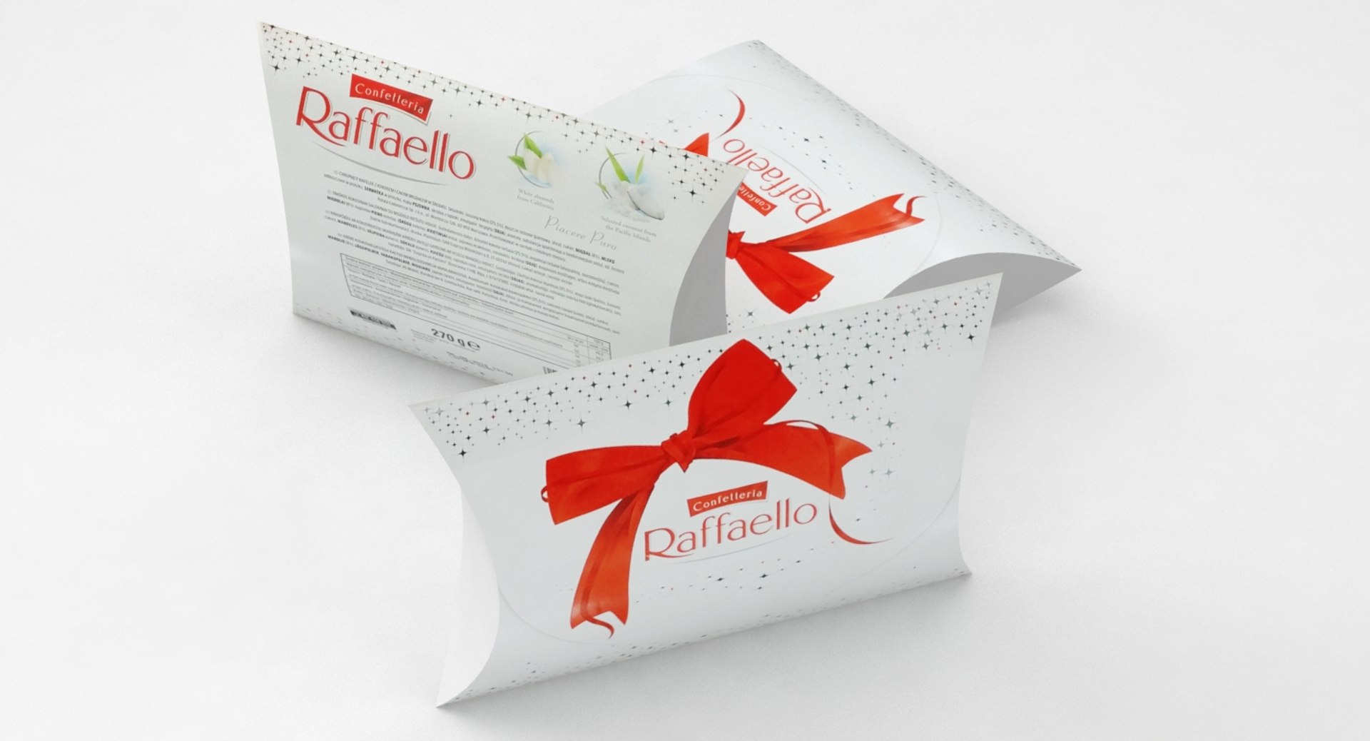 Ferrero Raffaello 270g 3D Model - TurboSquid 1223673