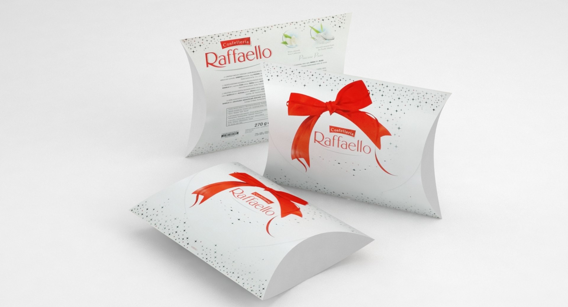 Ferrero Raffaello 270g 3D Model - TurboSquid 1223673