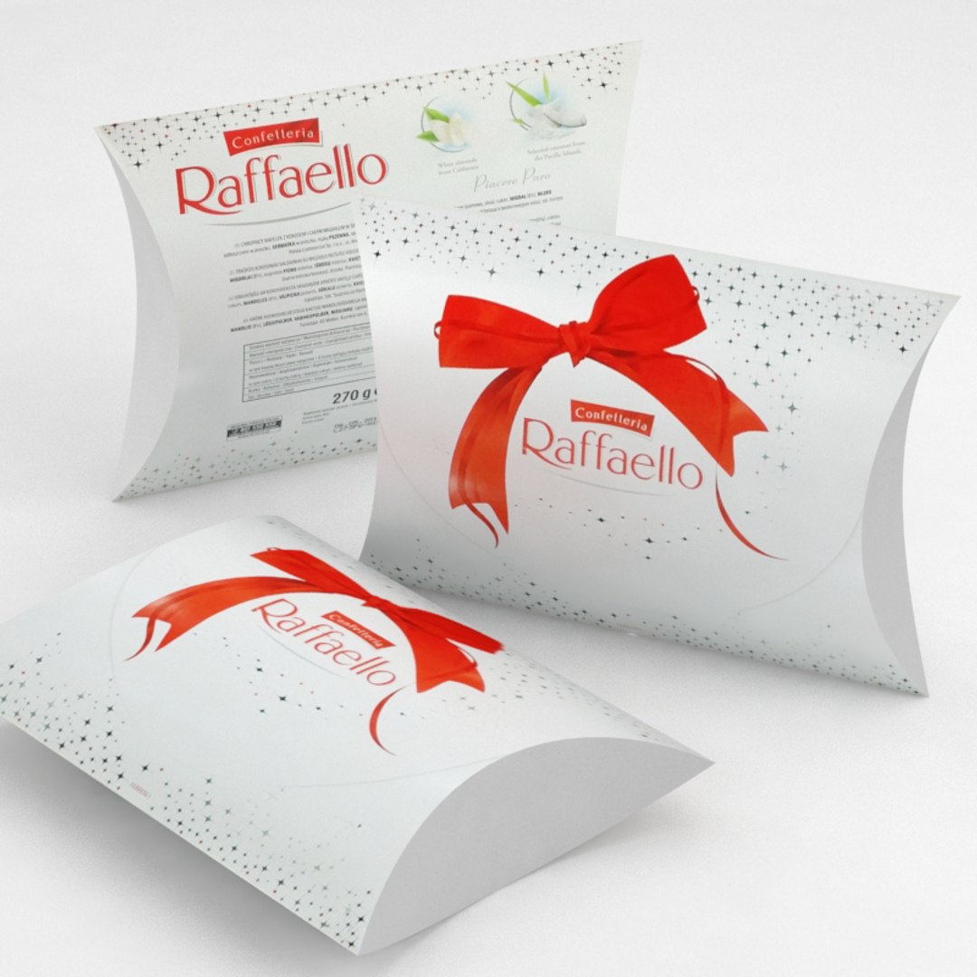 Ferrero Raffaello 270g 3D Model - TurboSquid 1223673