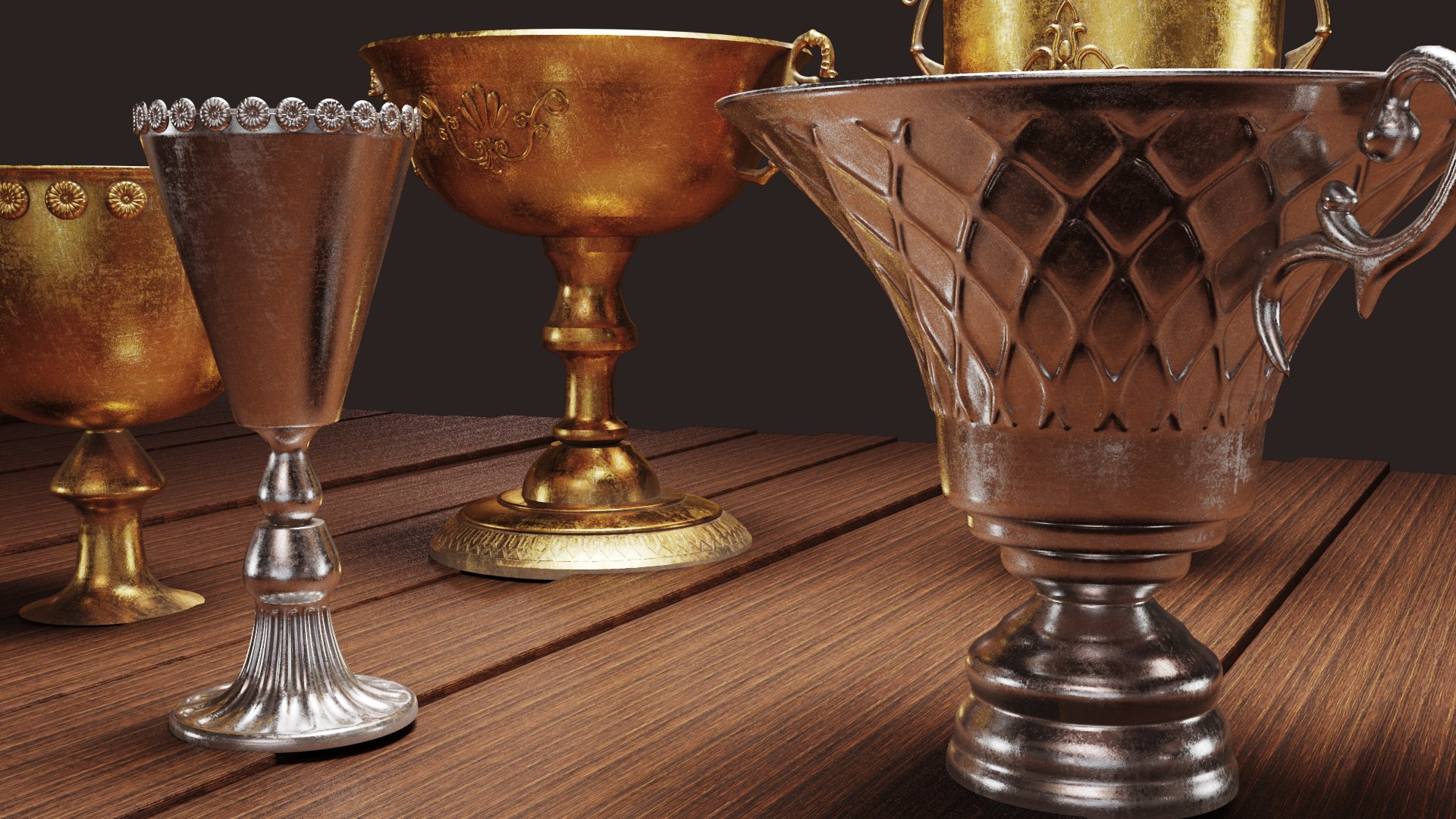 Antique Old Vases Collection - Timeless Artistry Model - TurboSquid 2111955