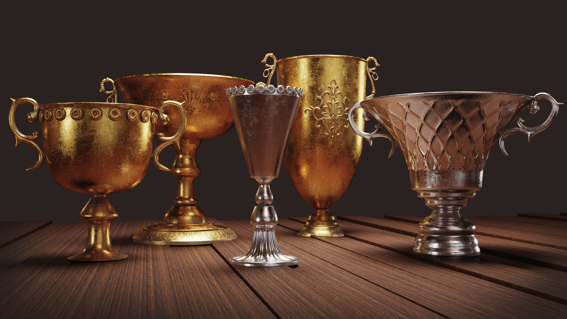 Antique Old Vases Collection - Timeless Artistry Model - TurboSquid 2111955