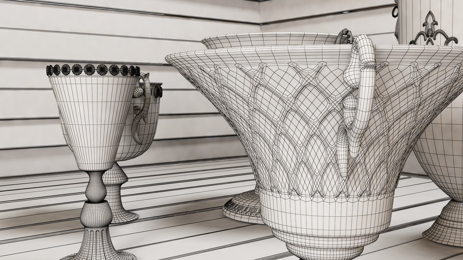 Antique Old Vases Collection - Timeless Artistry Model - TurboSquid 2111955