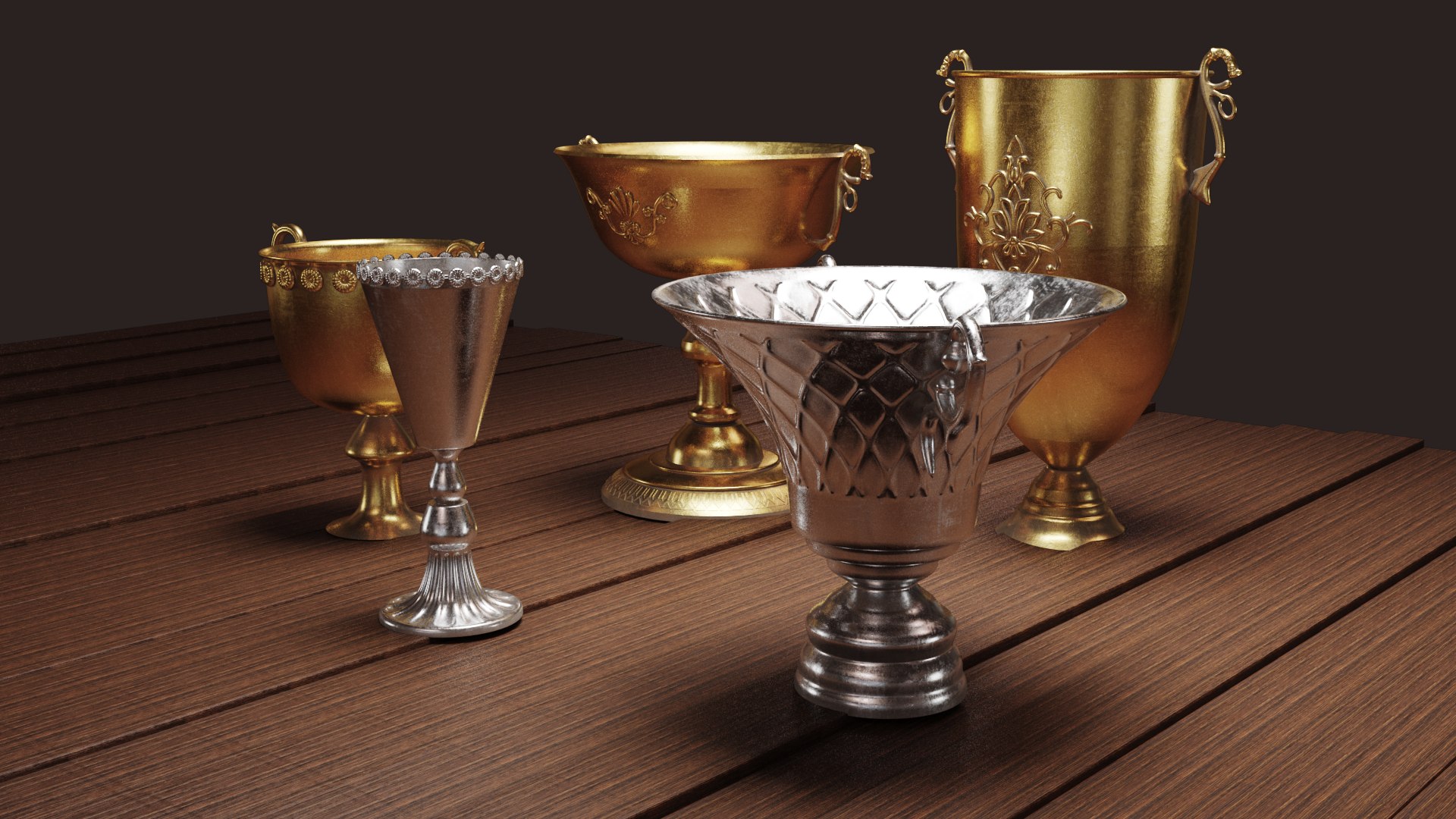 Antique Old Vases Collection - Timeless Artistry Model - TurboSquid 2111955