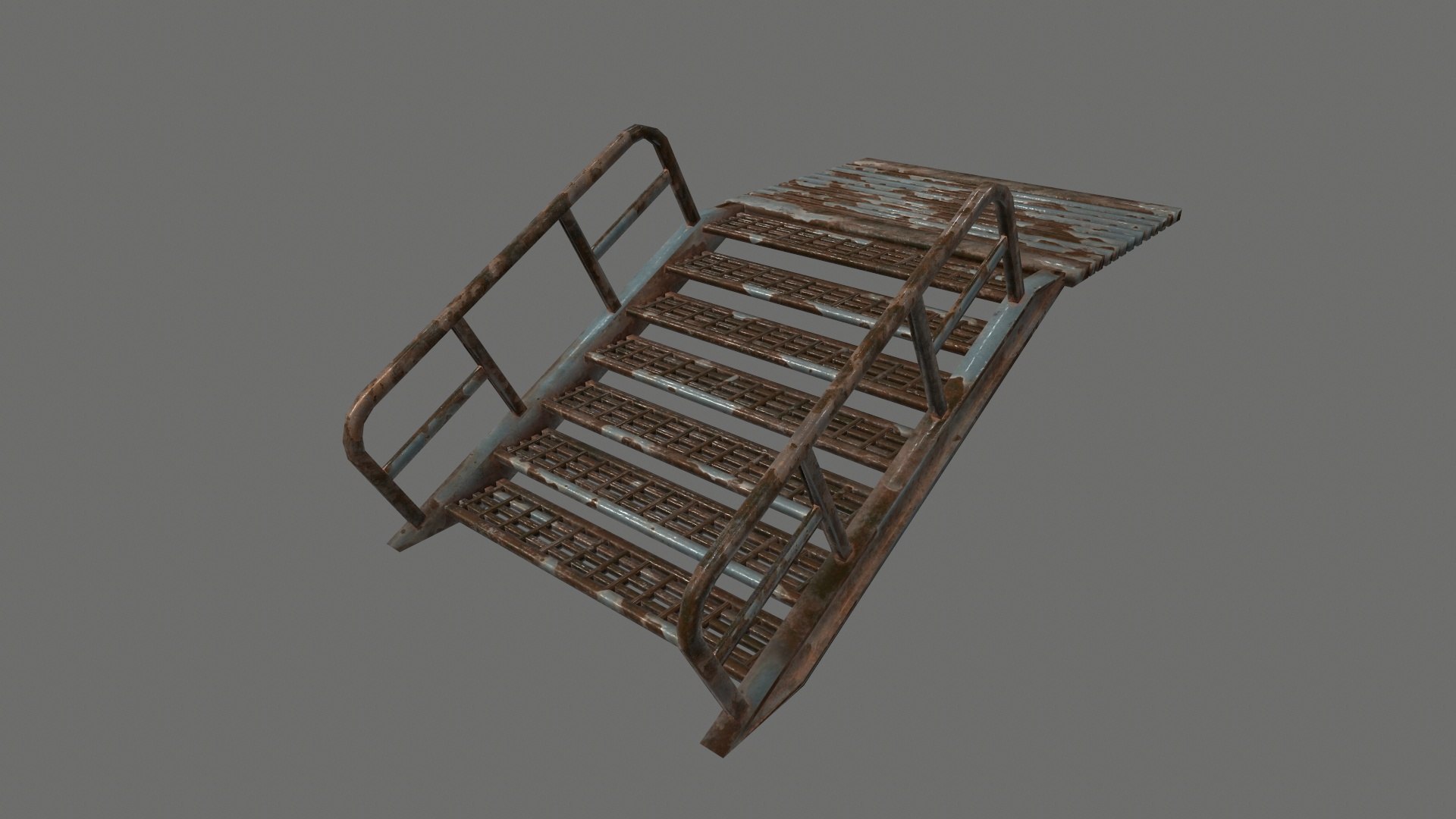 Ladder stairs 3D model - TurboSquid 1298065