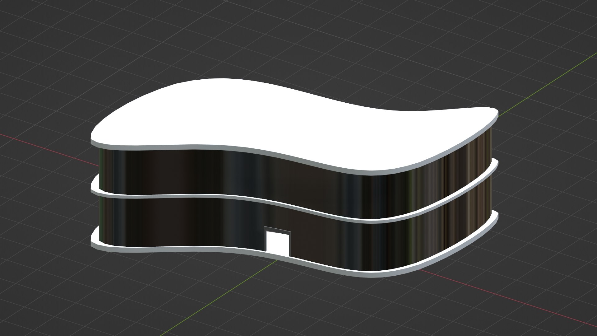 3D Futuristic Shopping Center S Shaped Model - TurboSquid 2141908