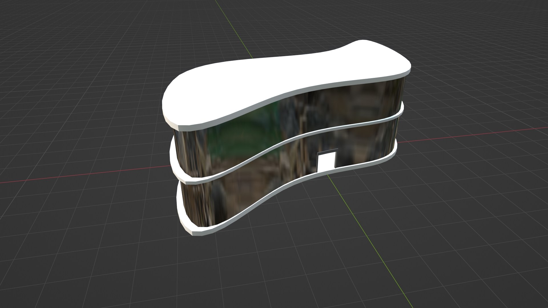 3D Futuristic Shopping Center S Shaped Model - TurboSquid 2141908