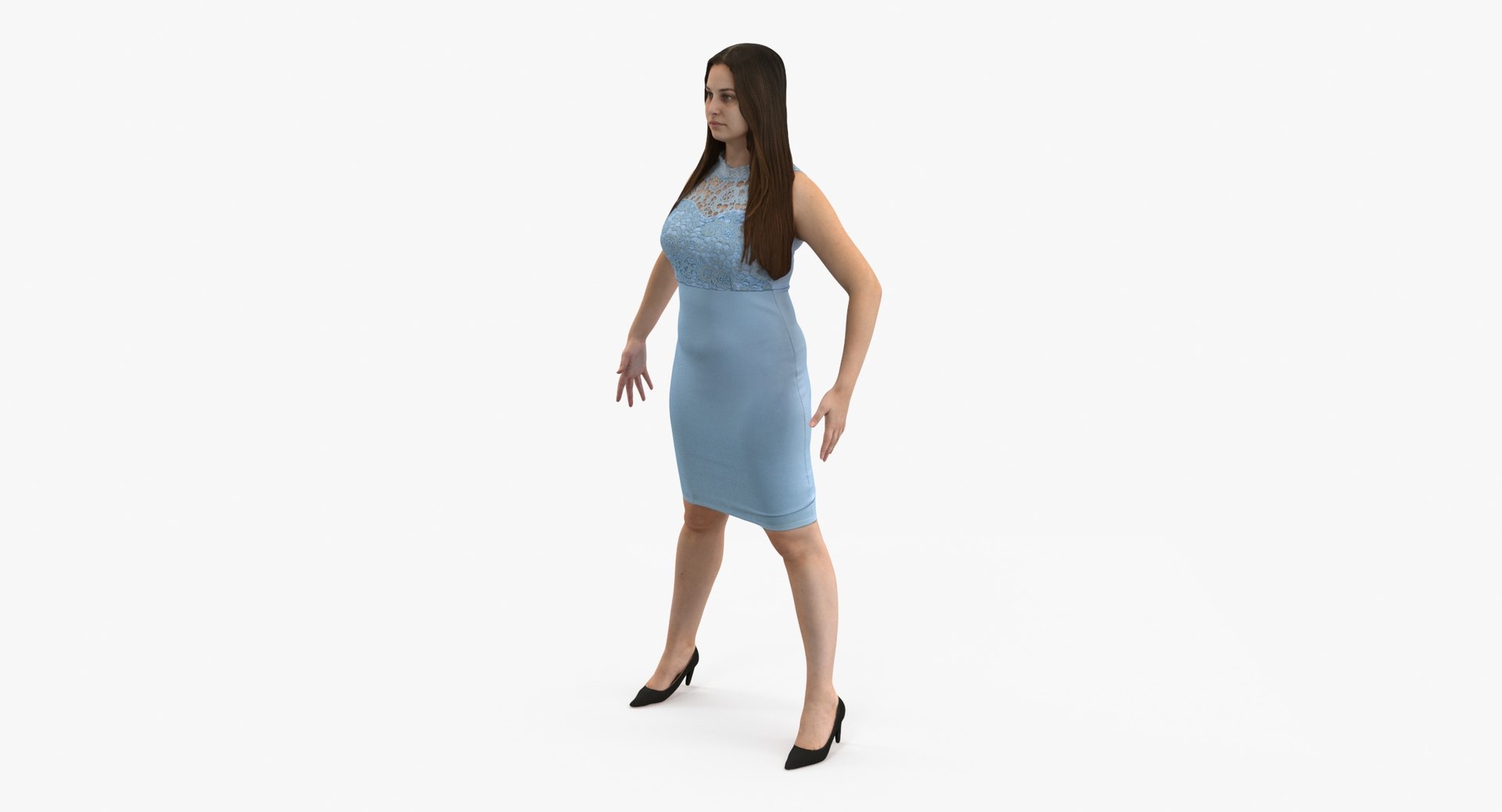 Debra Casual Summer A Pose 3D Model - TurboSquid 2117210