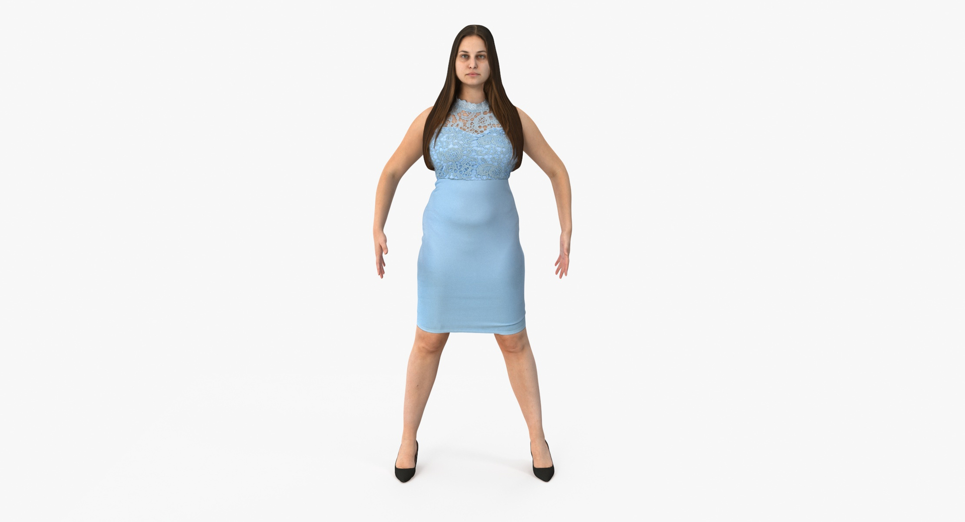 Debra Casual Summer A Pose 3D Model - TurboSquid 2117210