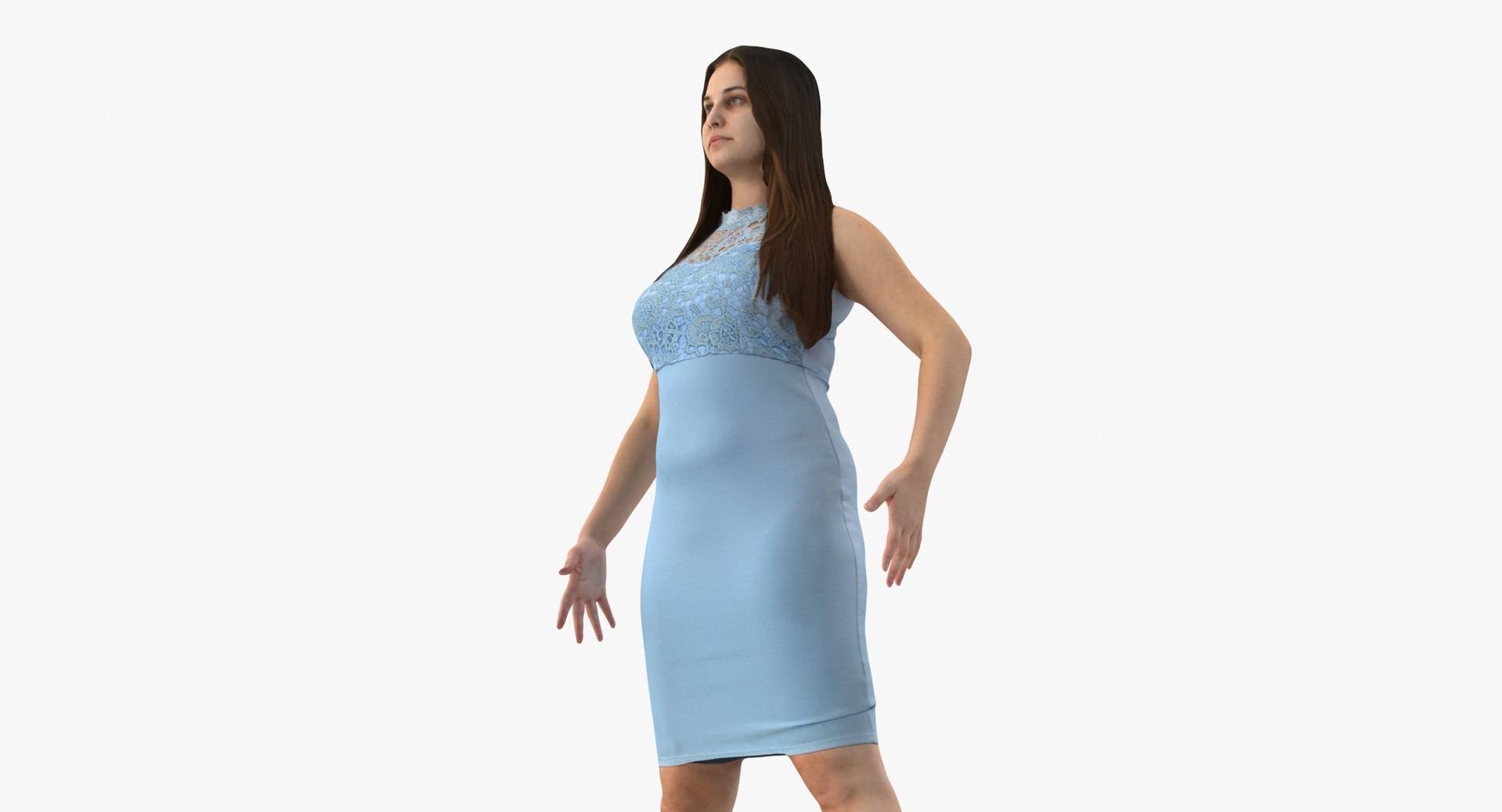 Debra Casual Summer A Pose 3D Model - TurboSquid 2117210