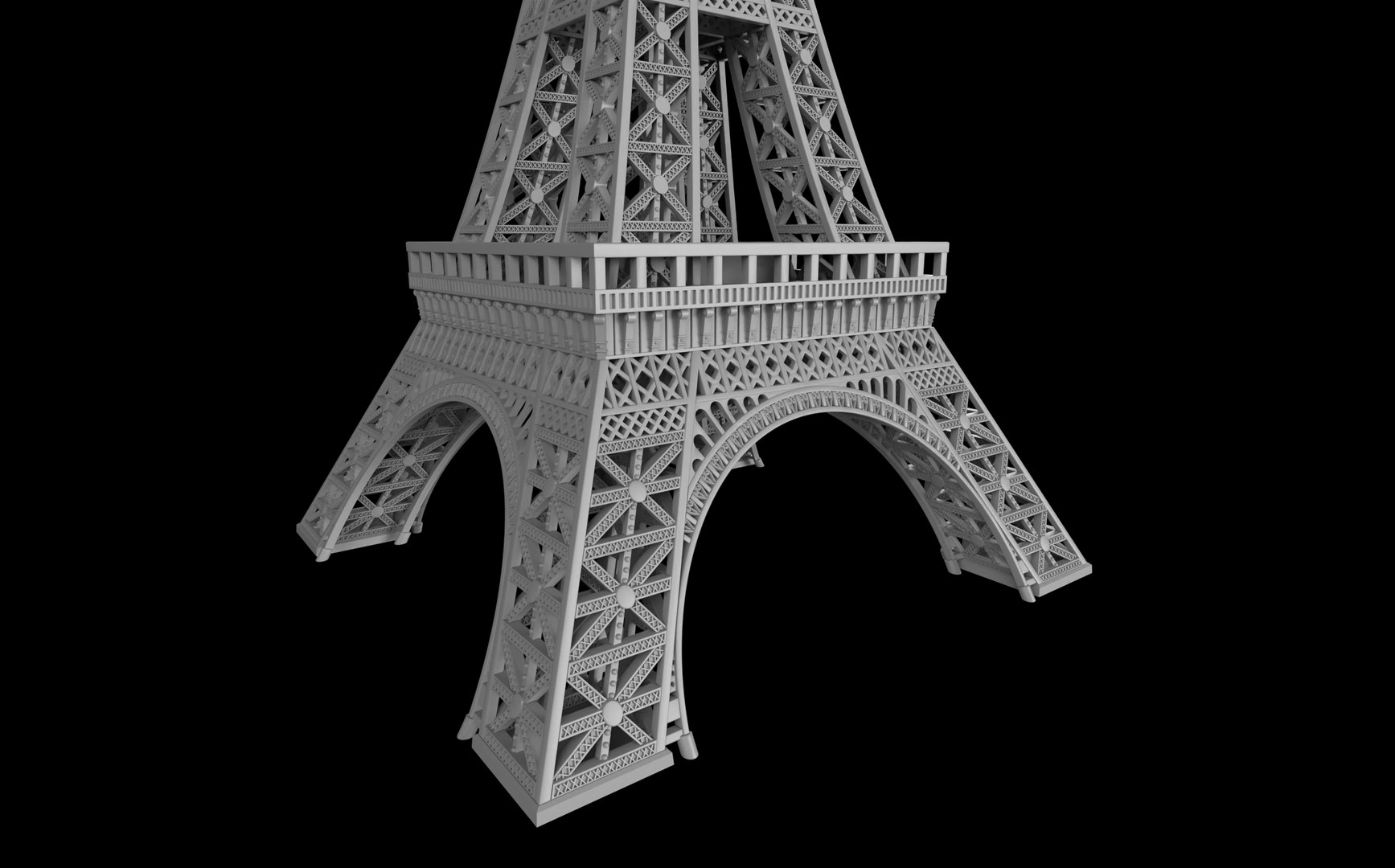 Eiffel Tower 3D Model - TurboSquid 1903681
