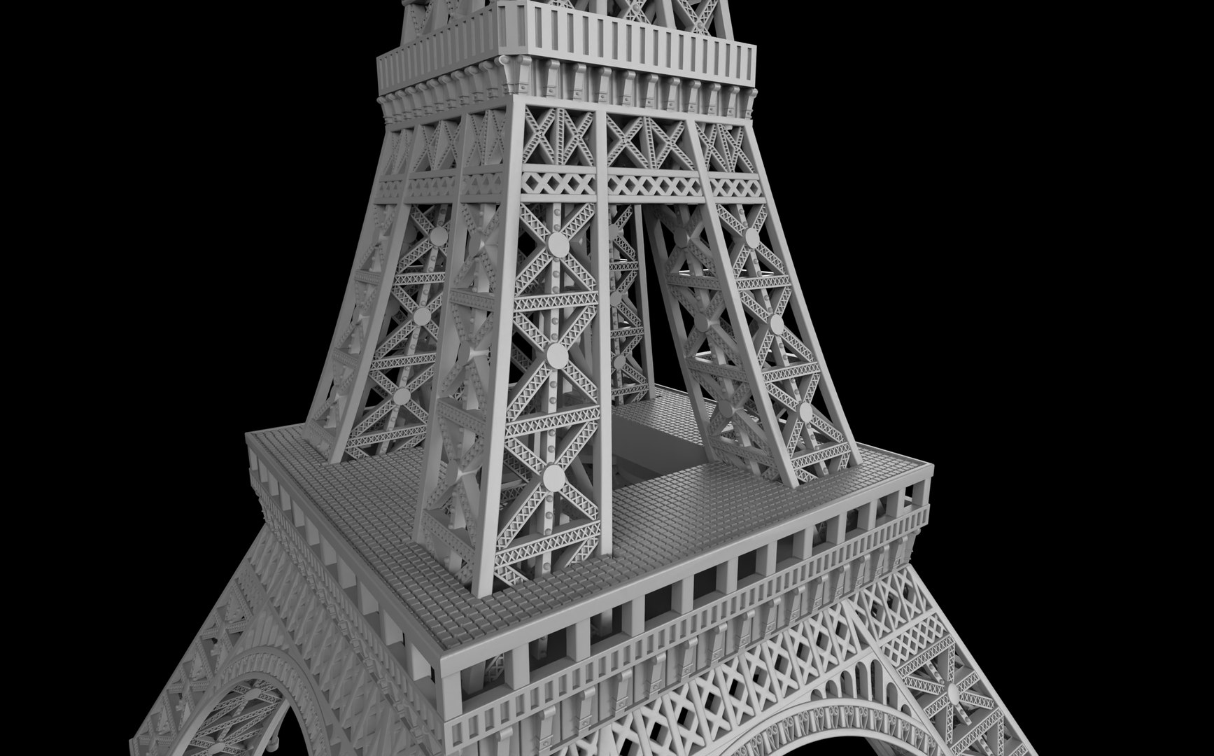 Eiffel Tower 3D Model - TurboSquid 1903681