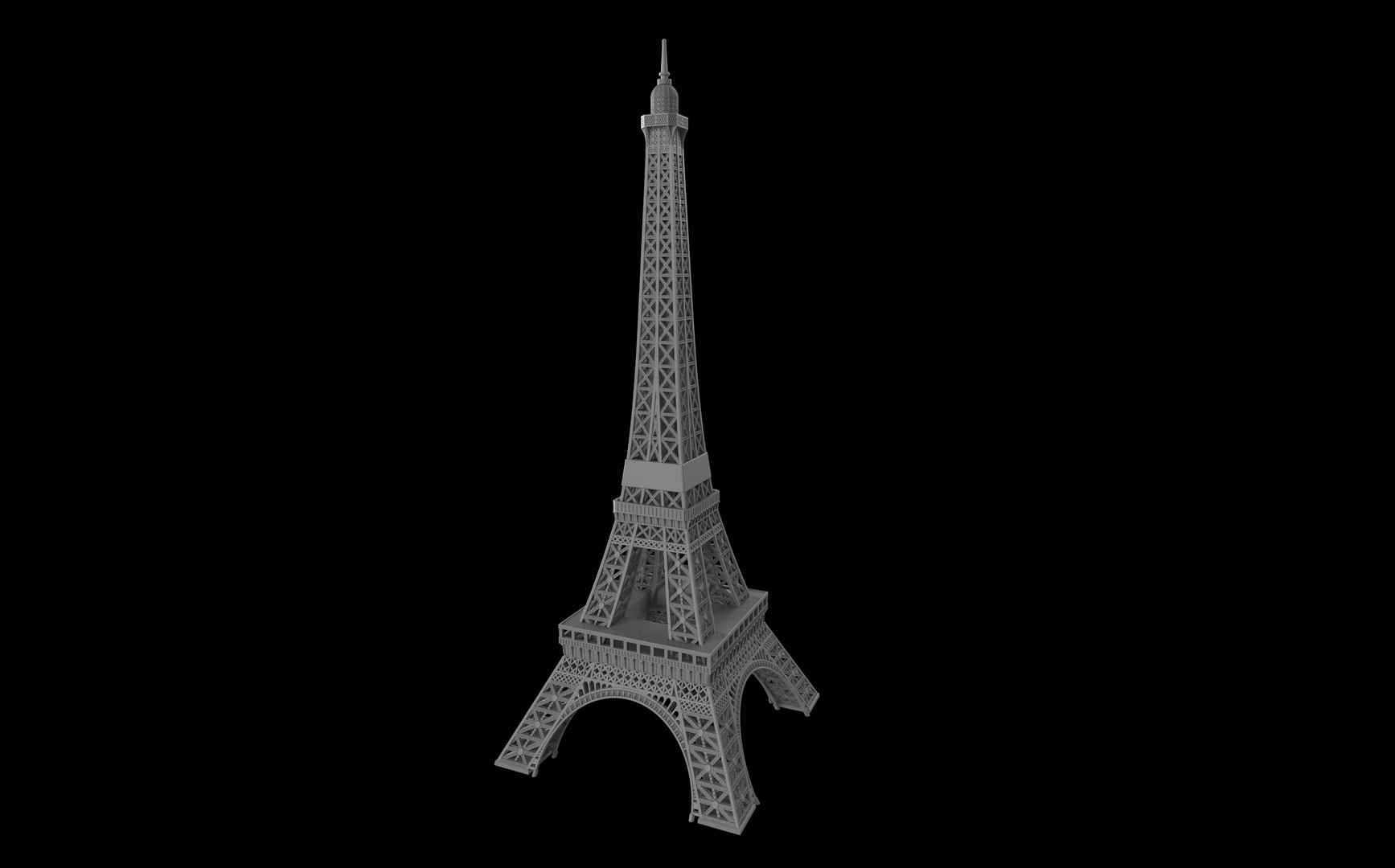 Eiffel Tower 3D Model - TurboSquid 1903681
