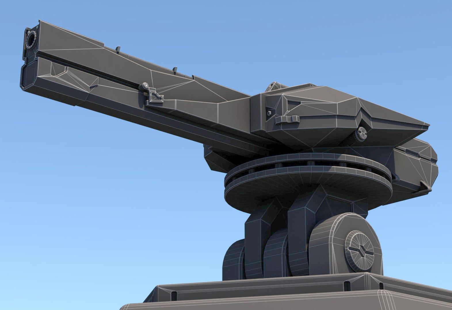 Railgun Turret 3D Model - TurboSquid 1641125