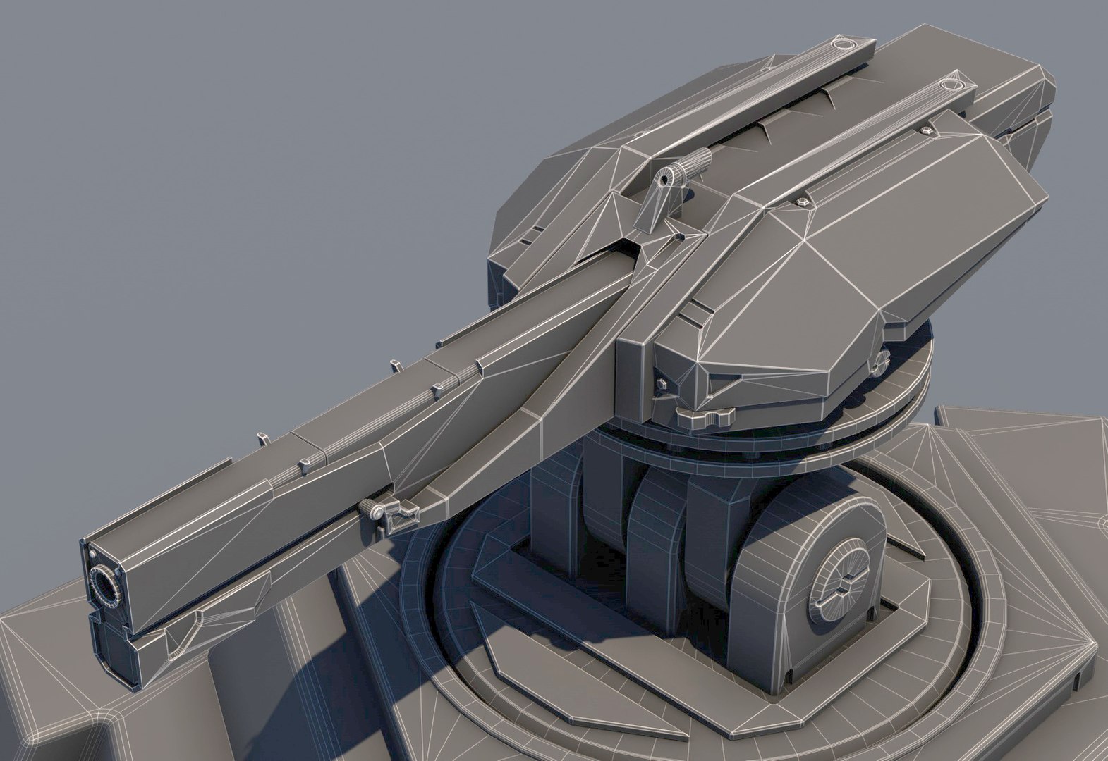 Railgun Turret 3D Model - TurboSquid 1641125