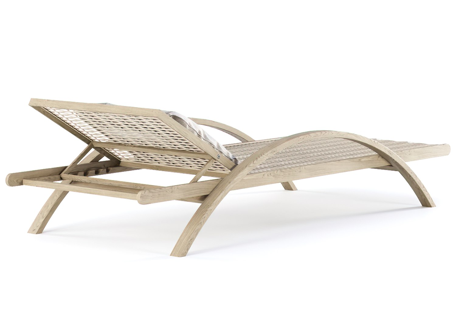 Isabel Rattan Sunbed IS10 By Bpoint Design 3D Model - TurboSquid 1920449