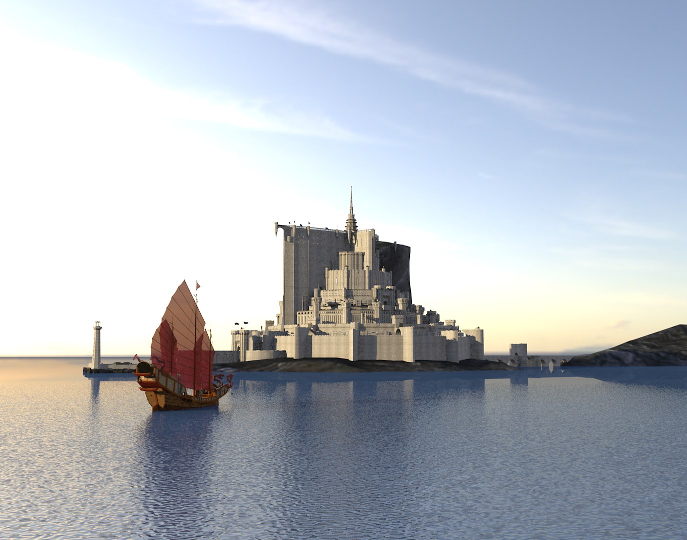 3ds Max Medieval Citadel